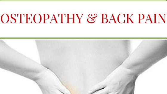 Niggling Lower Back Pain - Hitchin Osteopathy